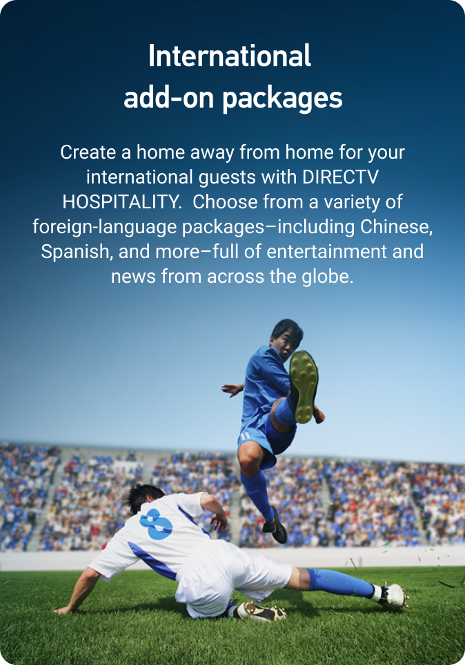 TV Services for Hotels | DIRECTV FOR BUSINESS