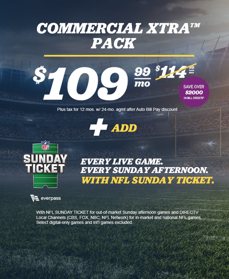 Shop TV Packages for Restaurants & Bars | DIRECTV FOR BUSINESS