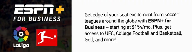 Live Soccer, MLS Season Pass, Fox Soccer Plus on DIRECTV FOR BUSINESS