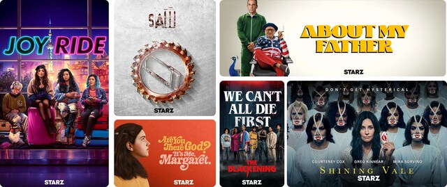 Get STARZ with your DIRECTV Package