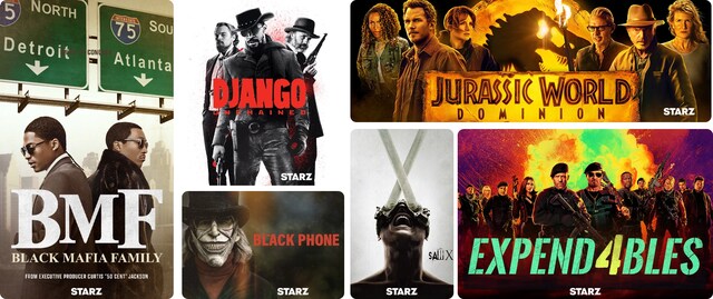 Get STARZ with your DIRECTV Package